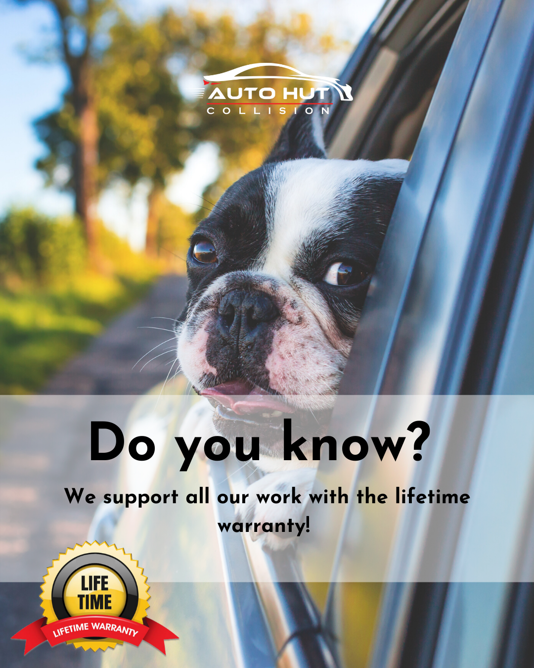 Lifetime warranty for our work! - Auto Body Shop Brampton ON